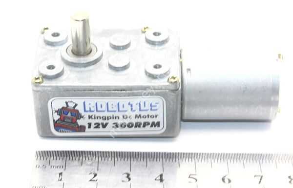 Kingpin 12V 300 Rpm Dc Motor L Redüktörlü Motorlar