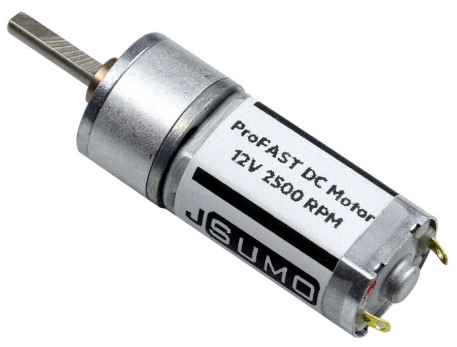 ProFAST 12V 2500Rpm Dc Motor 12-16mm Çap Redüktörlü Motorlar