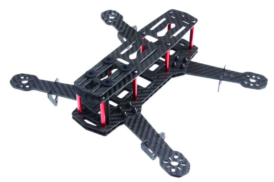 QAV250 Full Carbon Fiber 250mm Mini FPV Quadcopter Frame Kit Drone ...