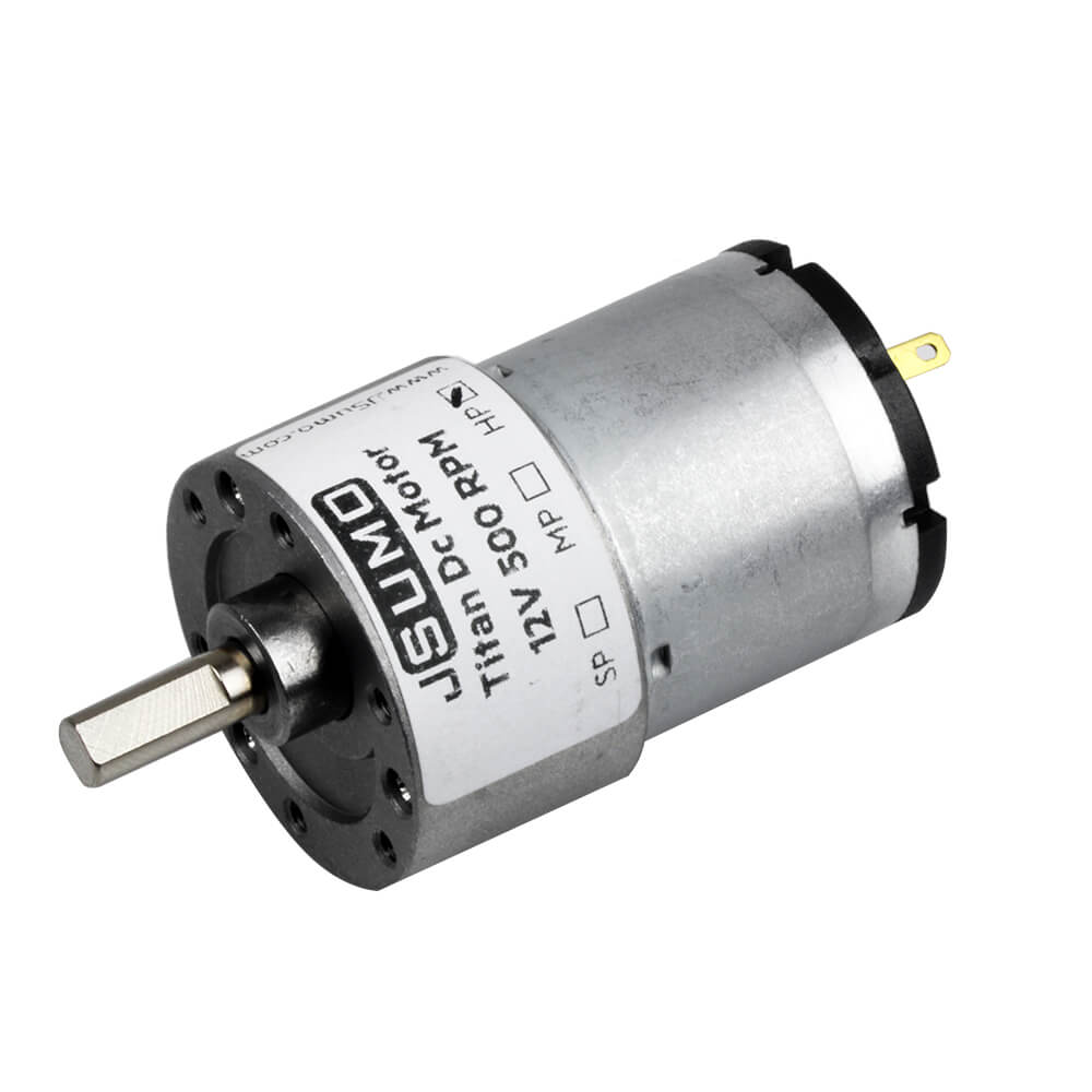 Titan 12V 500 Rpm Redüktörlü Dc Motor | Sumo Robot Motoru 25-37mm Çap ...